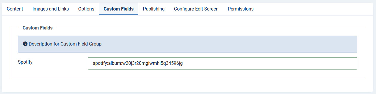 Spotify - Usage - Joomla Extensions by Joomill